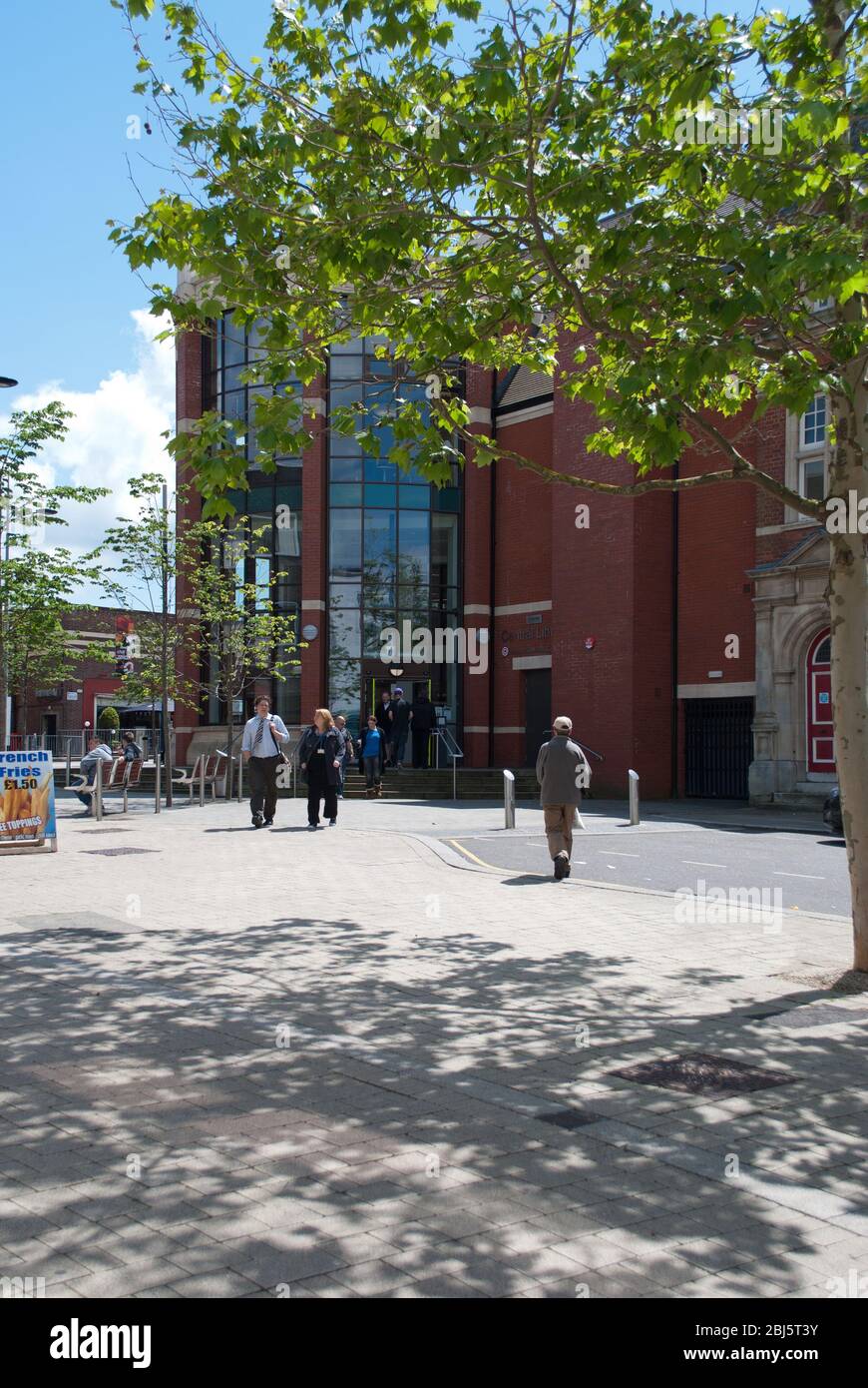 Modern Architecture Red Brick Regents Circus Swindon Central Library ...