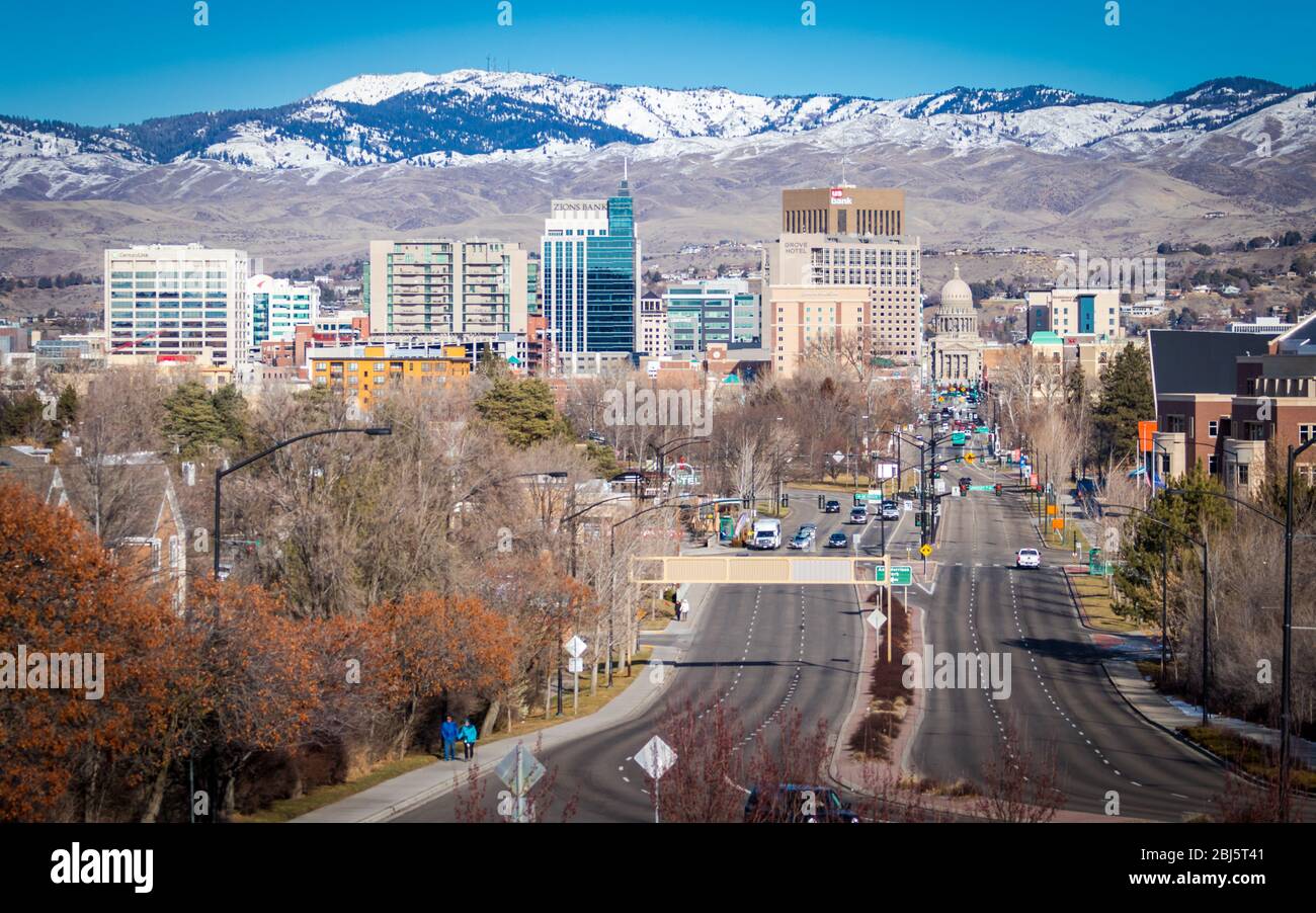 Skyline foothills in boise idaho hi-res stock photography and images ...