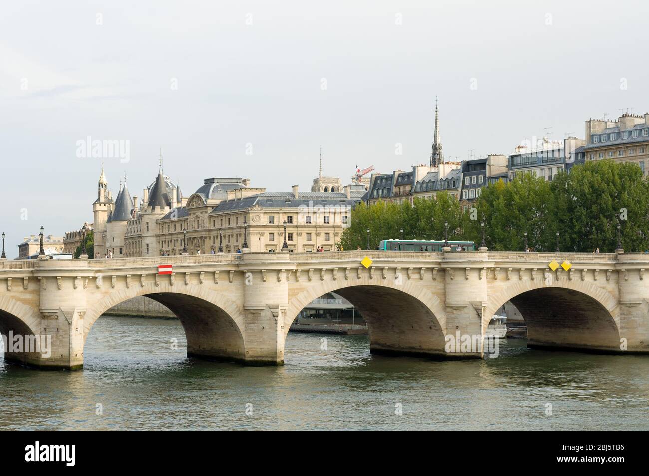 The Pont Neuf is the oldest standing bridge across the river Seine in ...