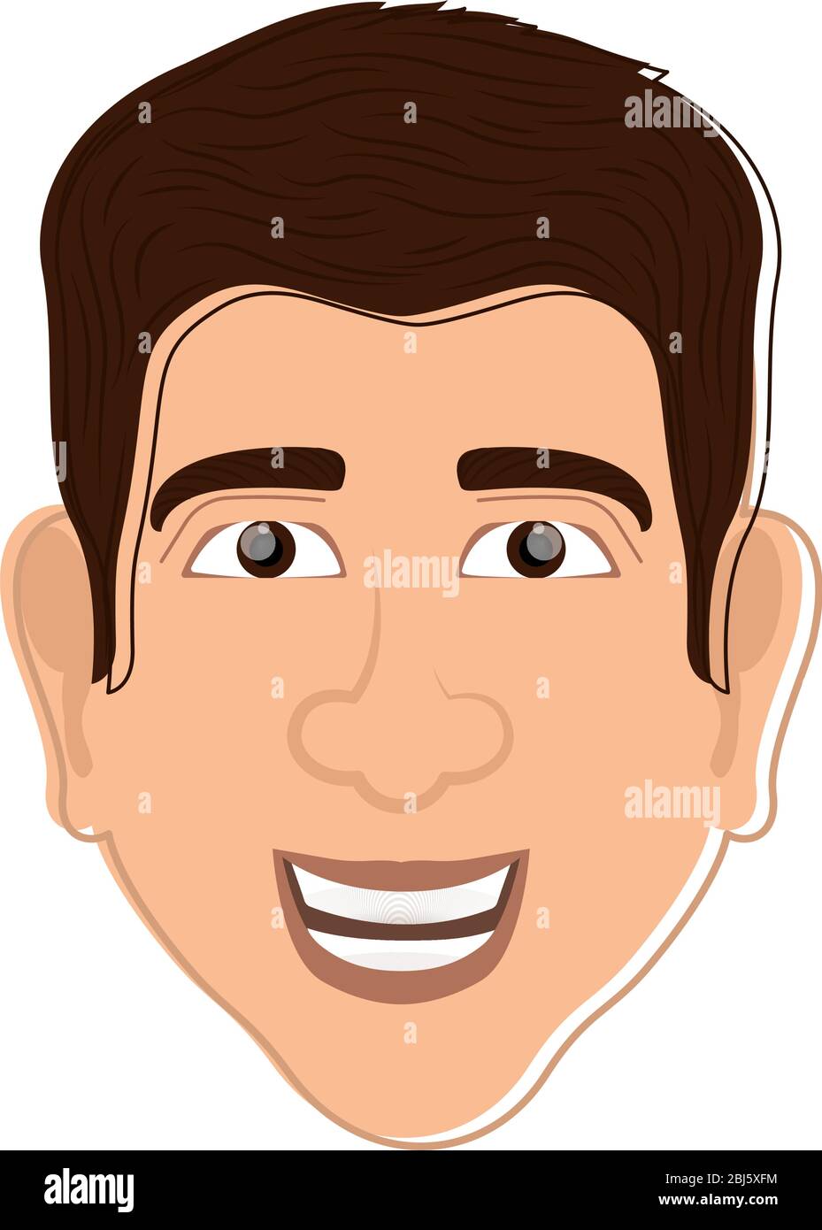 Isolated man cartoon Stock Vector Image & Art - Alamy