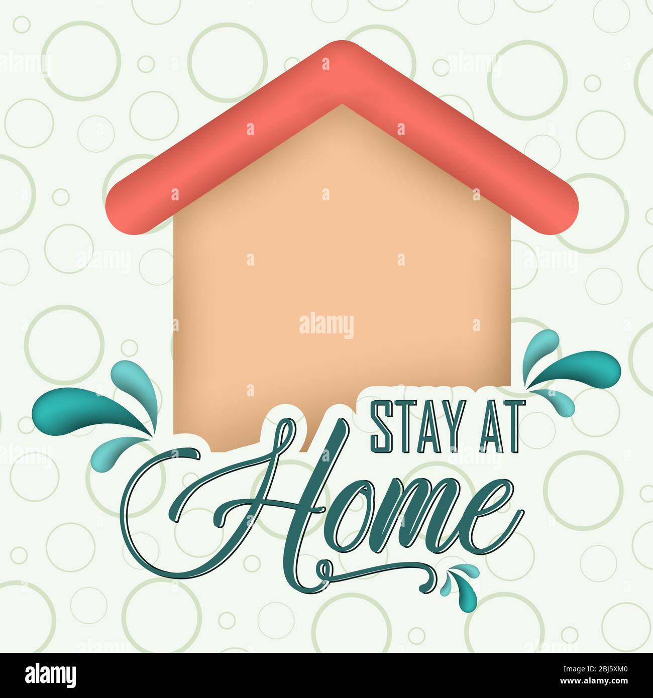 Stay at home poster Stock Vector Image & Art - Alamy