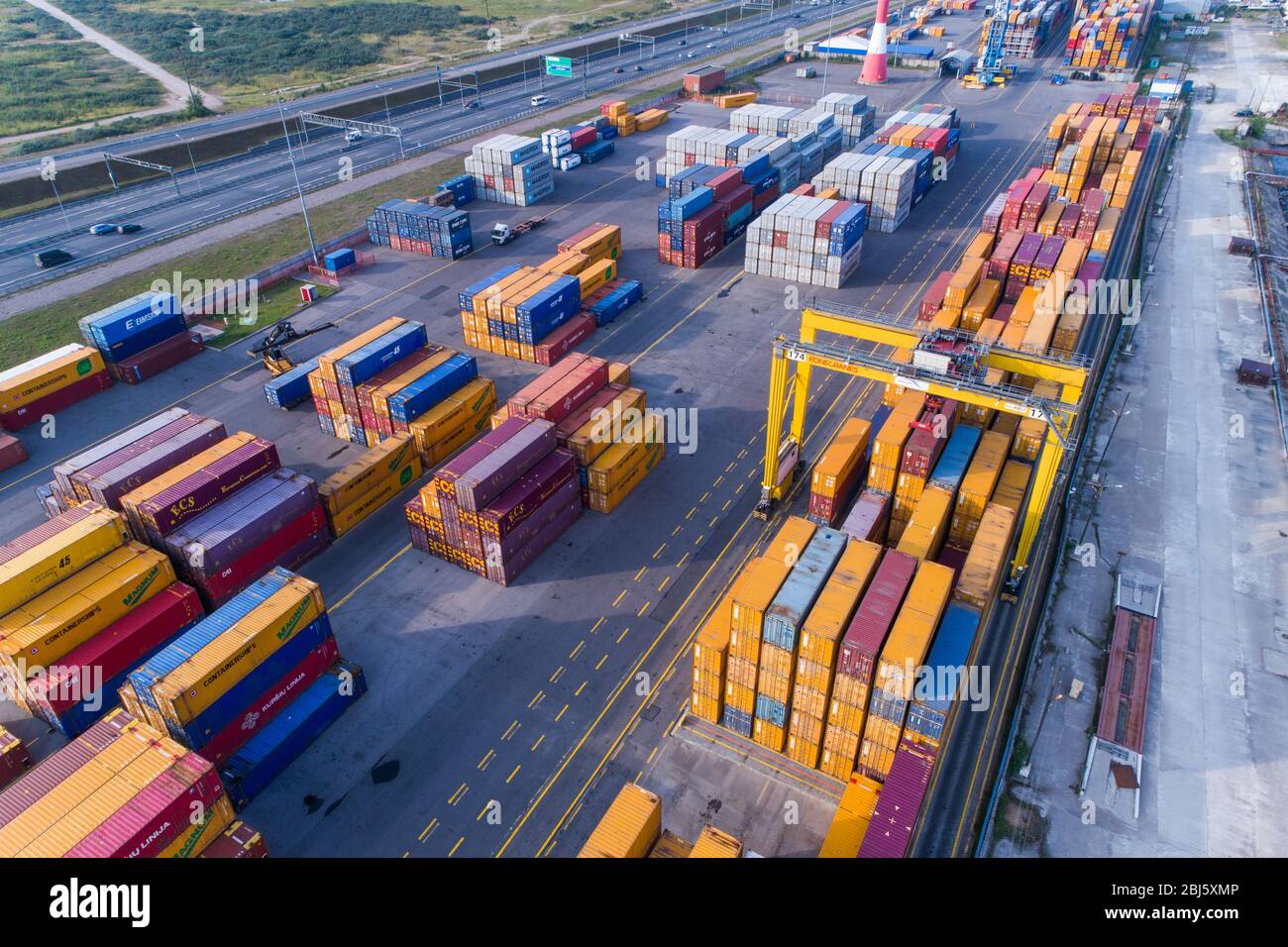 Aerial outdoor storage container hi-res stock photography and images ...