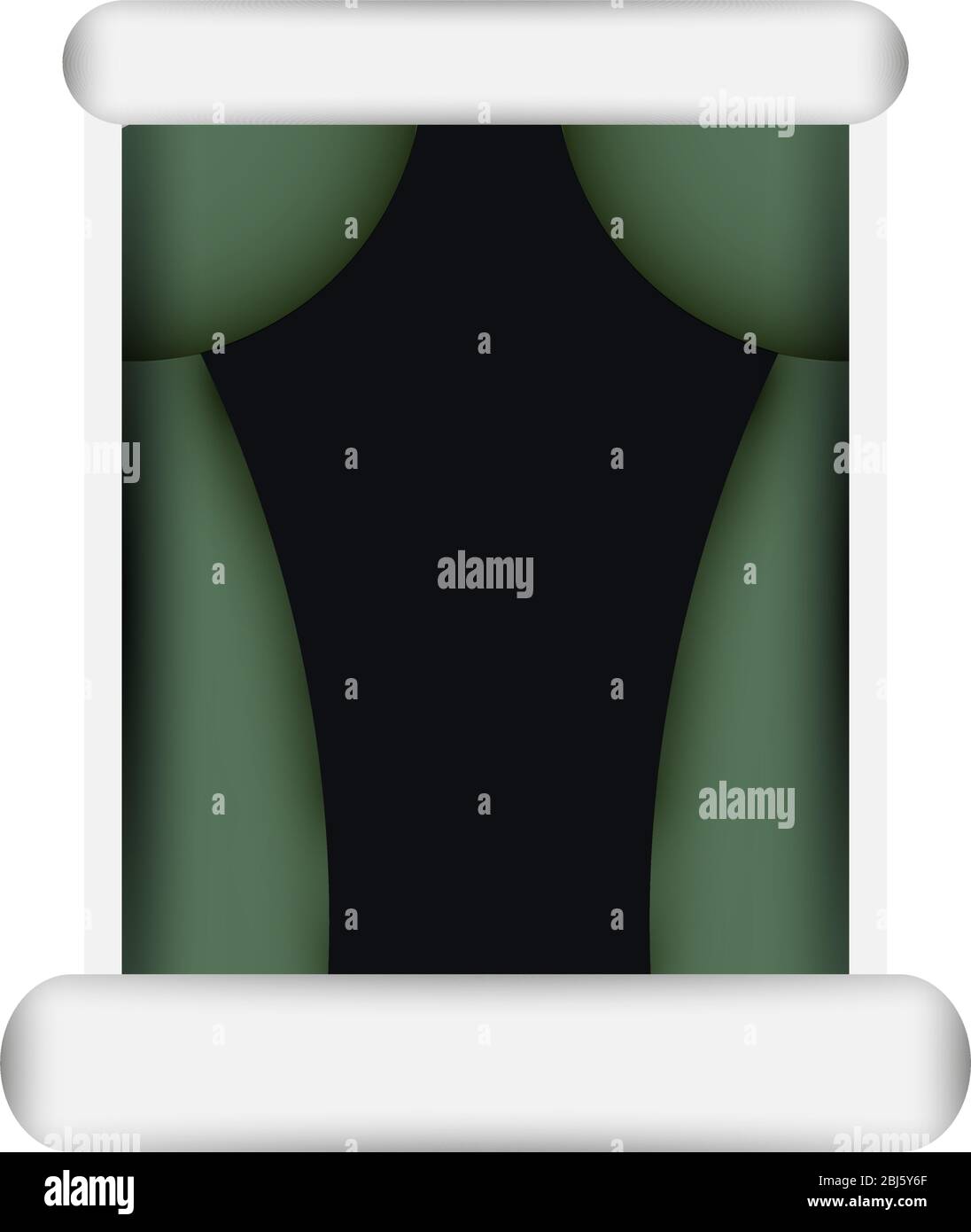 Isolated window with curtains Stock Vector Image & Art - Alamy