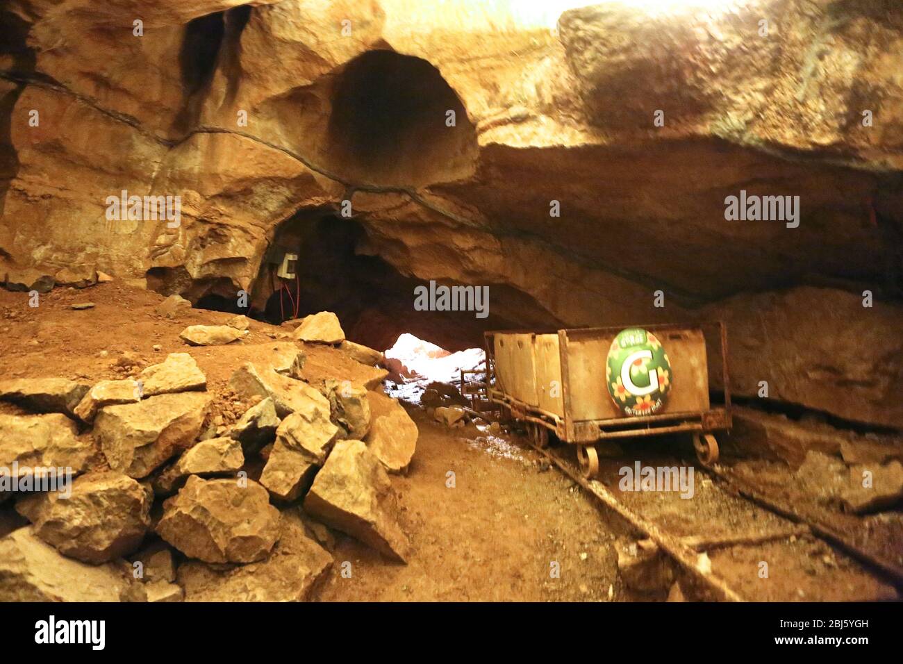 Cheddar Gorge is a limestone gorge in the Mendip Hills , near the ...