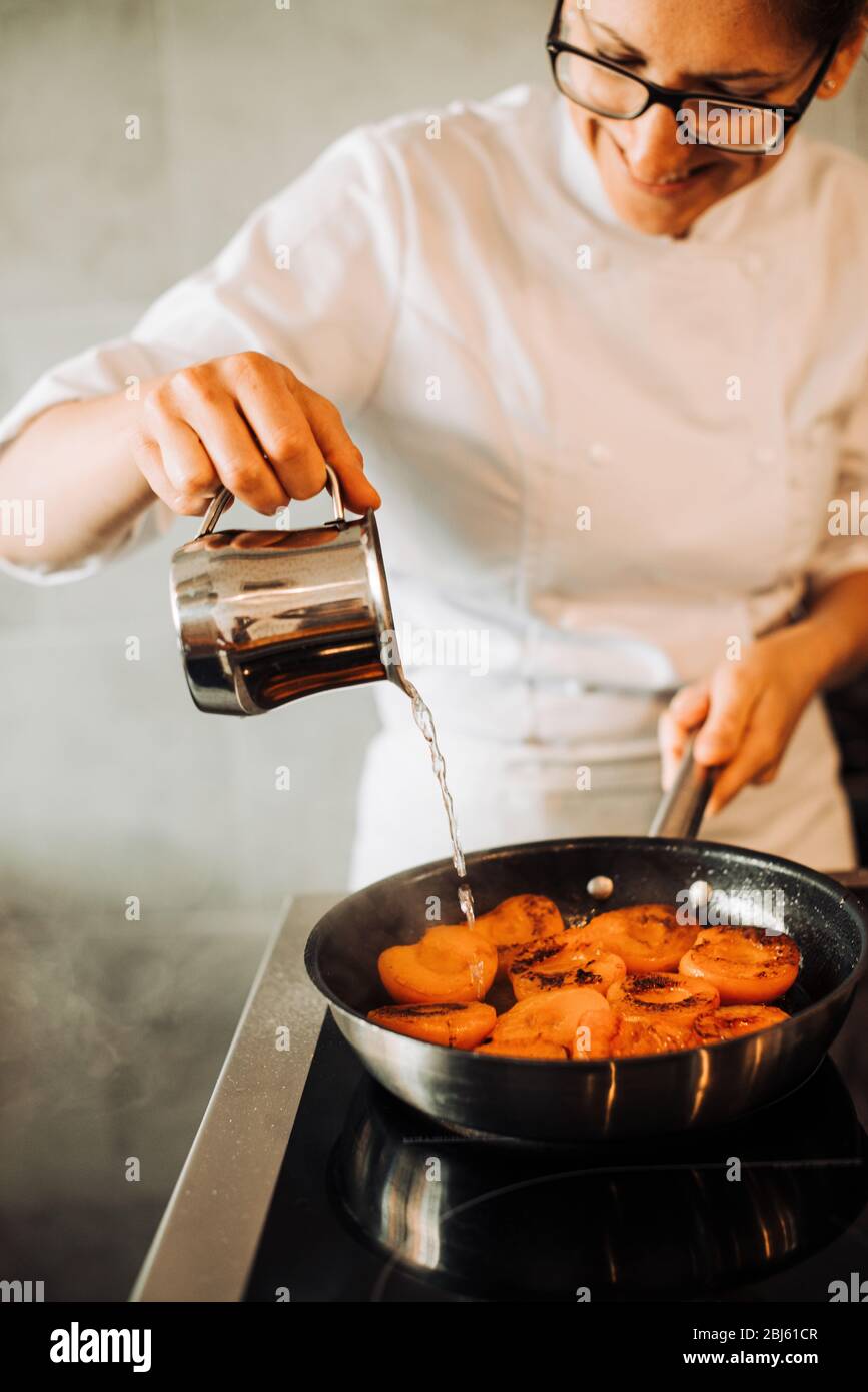 Female french chef hi-res stock photography and images - Alamy