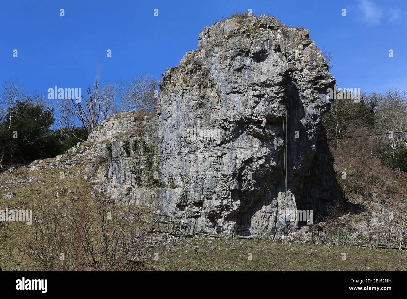 Cheddar Gorge is a limestone gorge in the Mendip Hills , near the ...