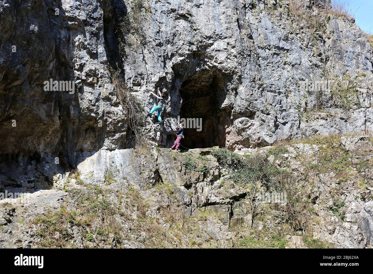 Cheddar Gorge is a limestone gorge in the Mendip Hills , near the ...