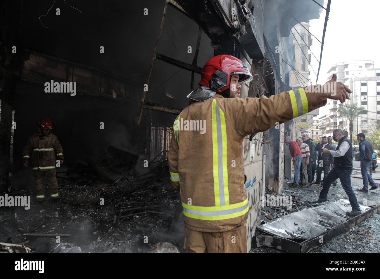 Angry firemen hi-res stock photography and images - Alamy