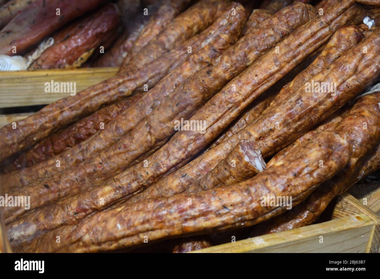 Chorizo stand hi-res stock photography and images - Alamy