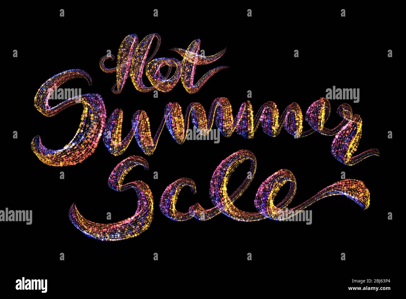 Hot Summer Sale handmade lettering, calligraphy made by colorful ...
