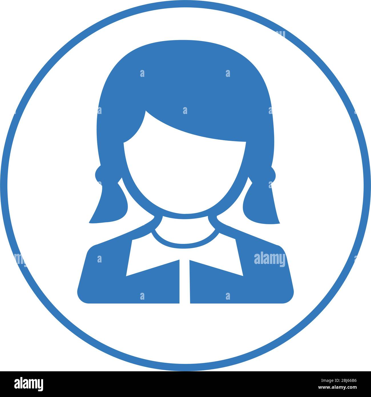 Beautiful design and fully editable Children avatar icon, schoolgirl ...