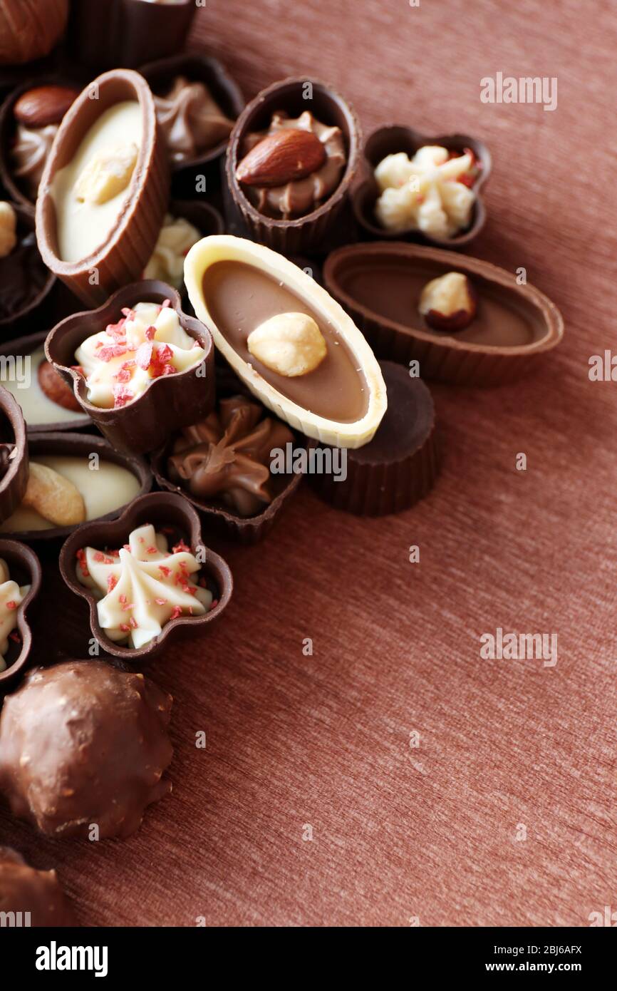 Appetizer chocolate candies on hi-res stock photography and images - Alamy