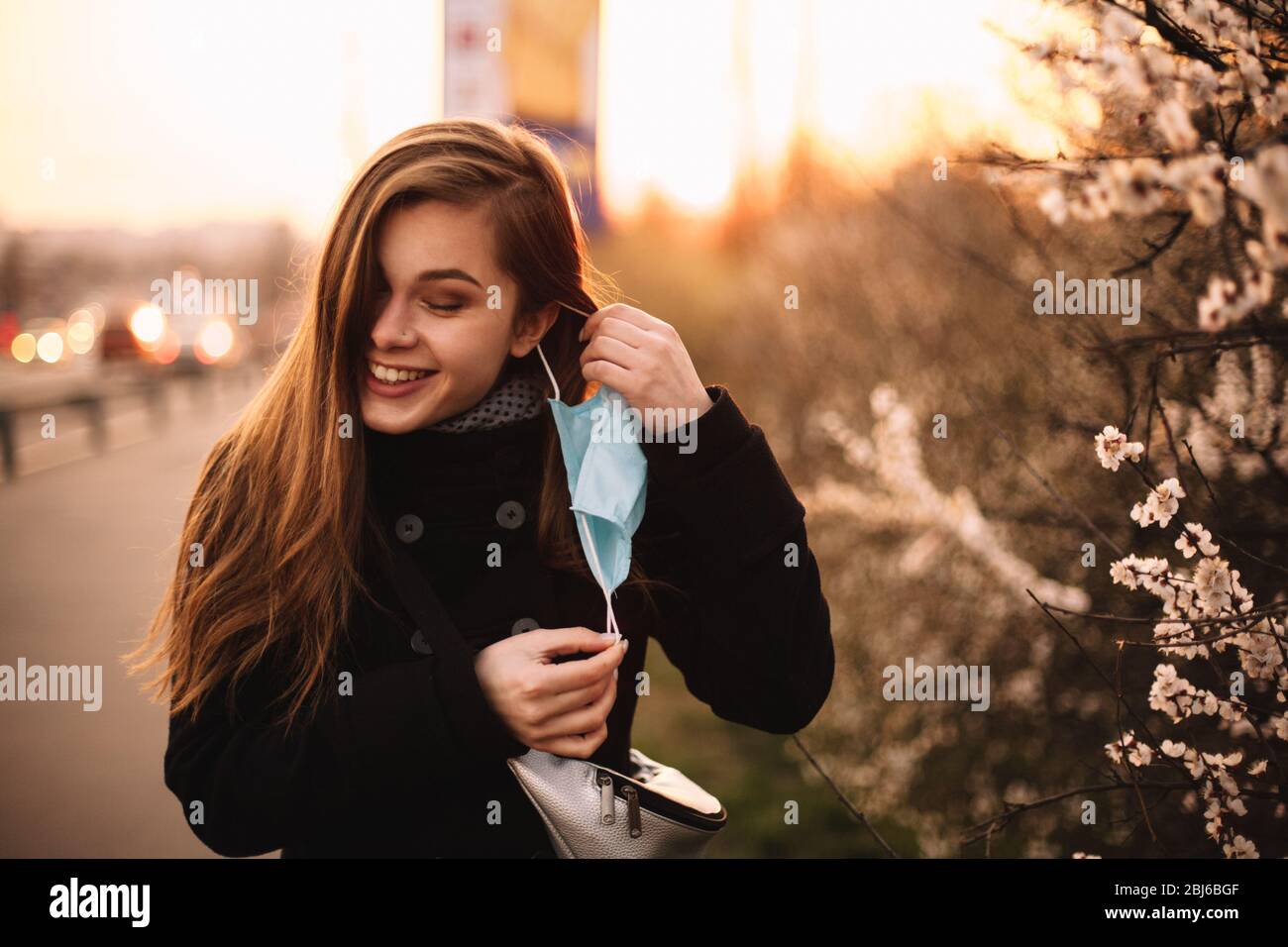 Removing mask hi-res stock photography and images - Alamy