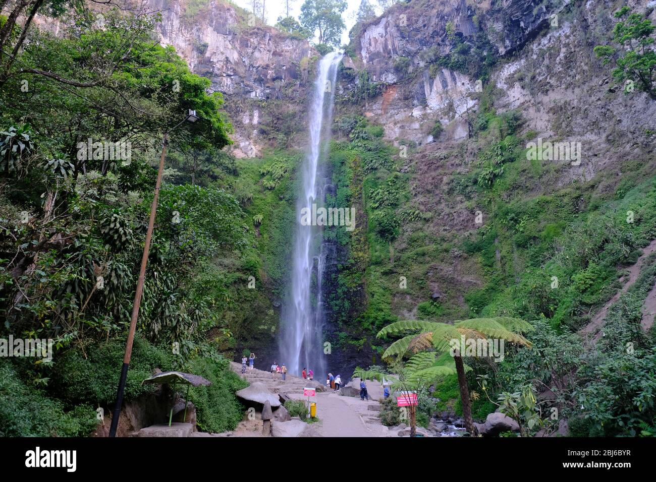Malang Indonesia - hiking - Coban Rondo Waterfall Stock Photo - Alamy