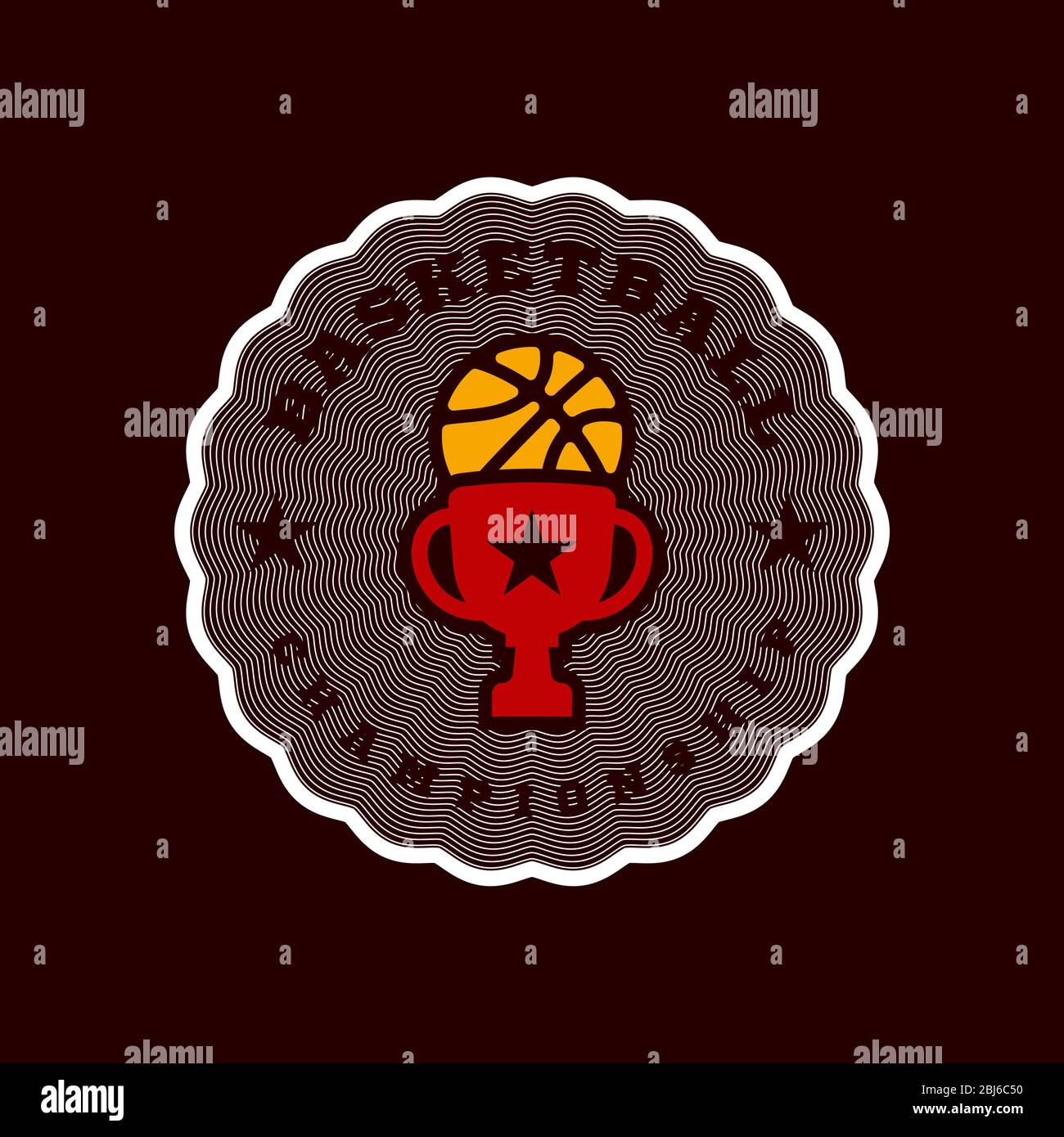 Champion basketball vector logo. Modern professional Typography sport ...