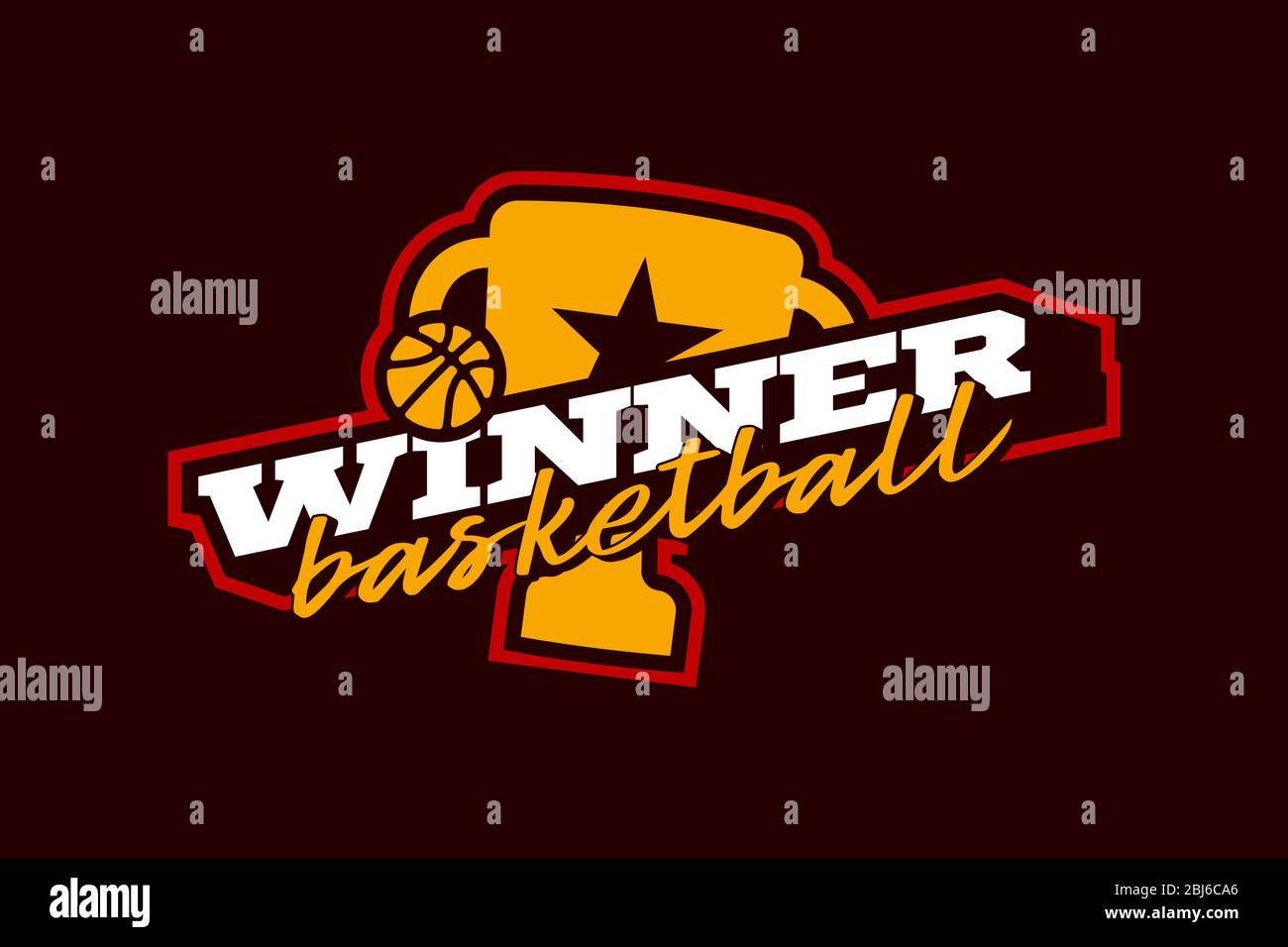 Champion basketball vector logo. Modern professional Typography sport ...