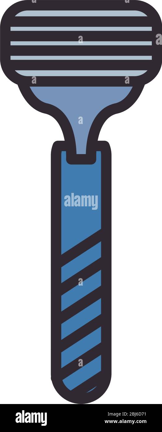 Razor flat style icon design, Shave blade cut equipment and hygiene ...