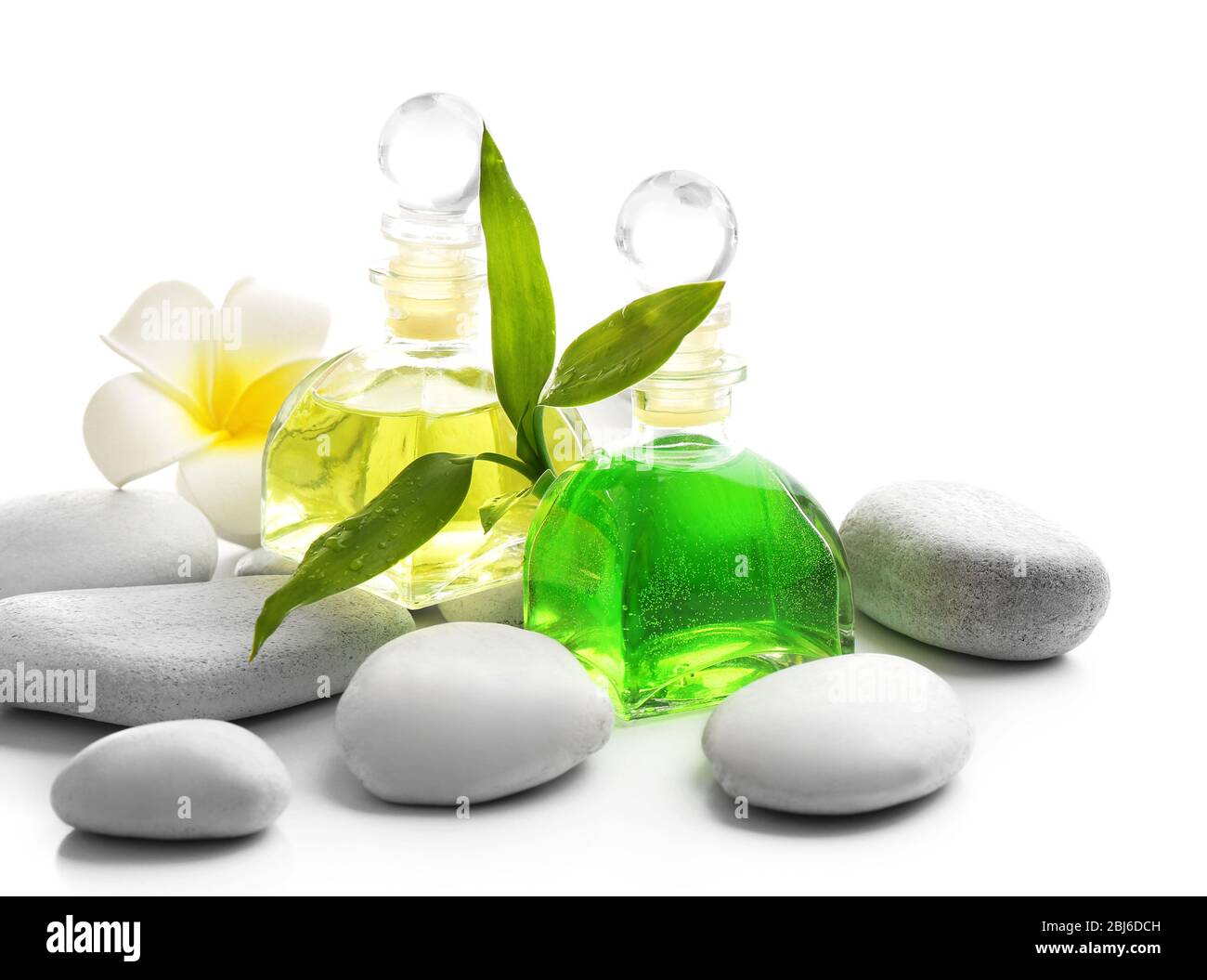 Spa set isolated on white background Stock Photo - Alamy