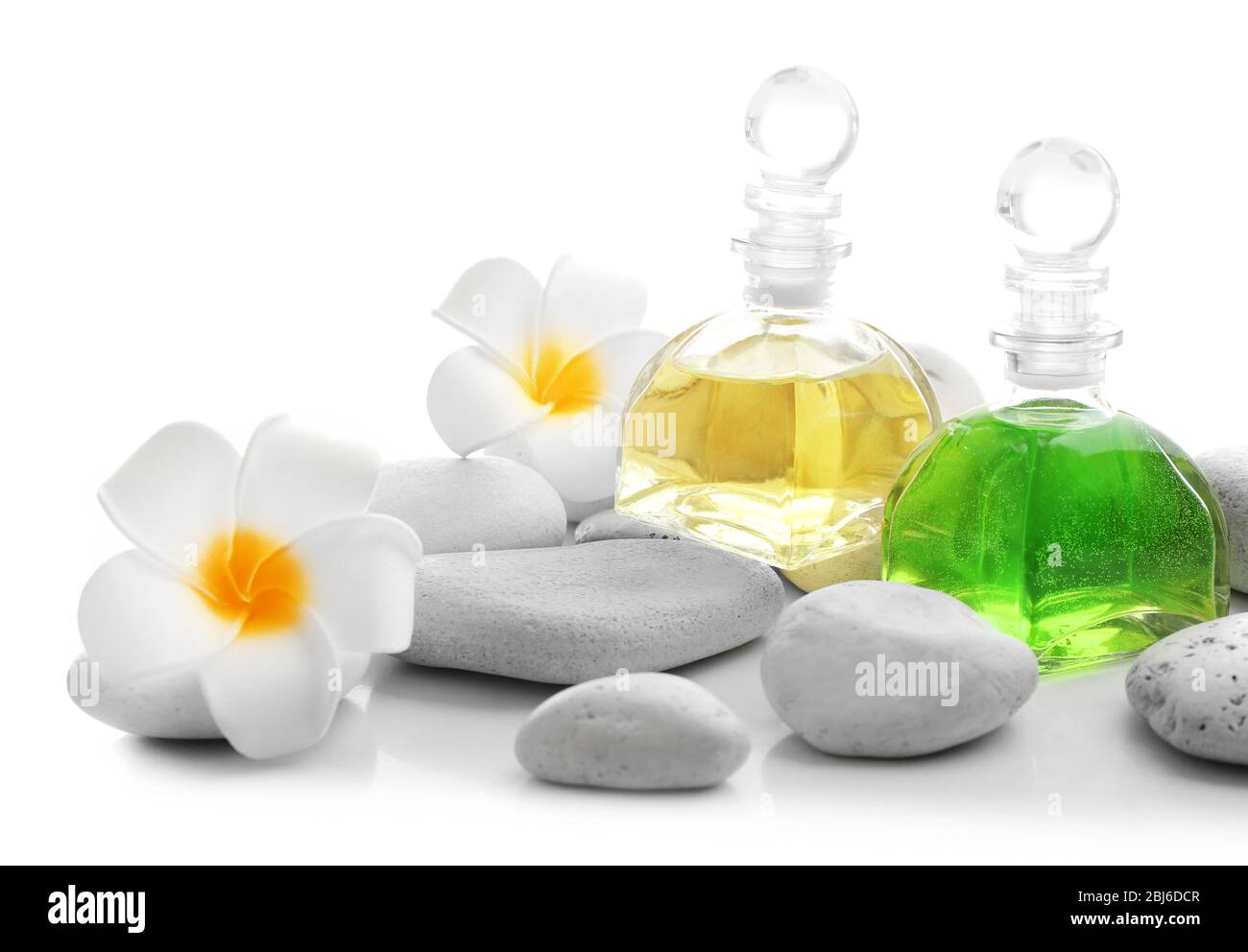Spa set isolated on white background Stock Photo - Alamy