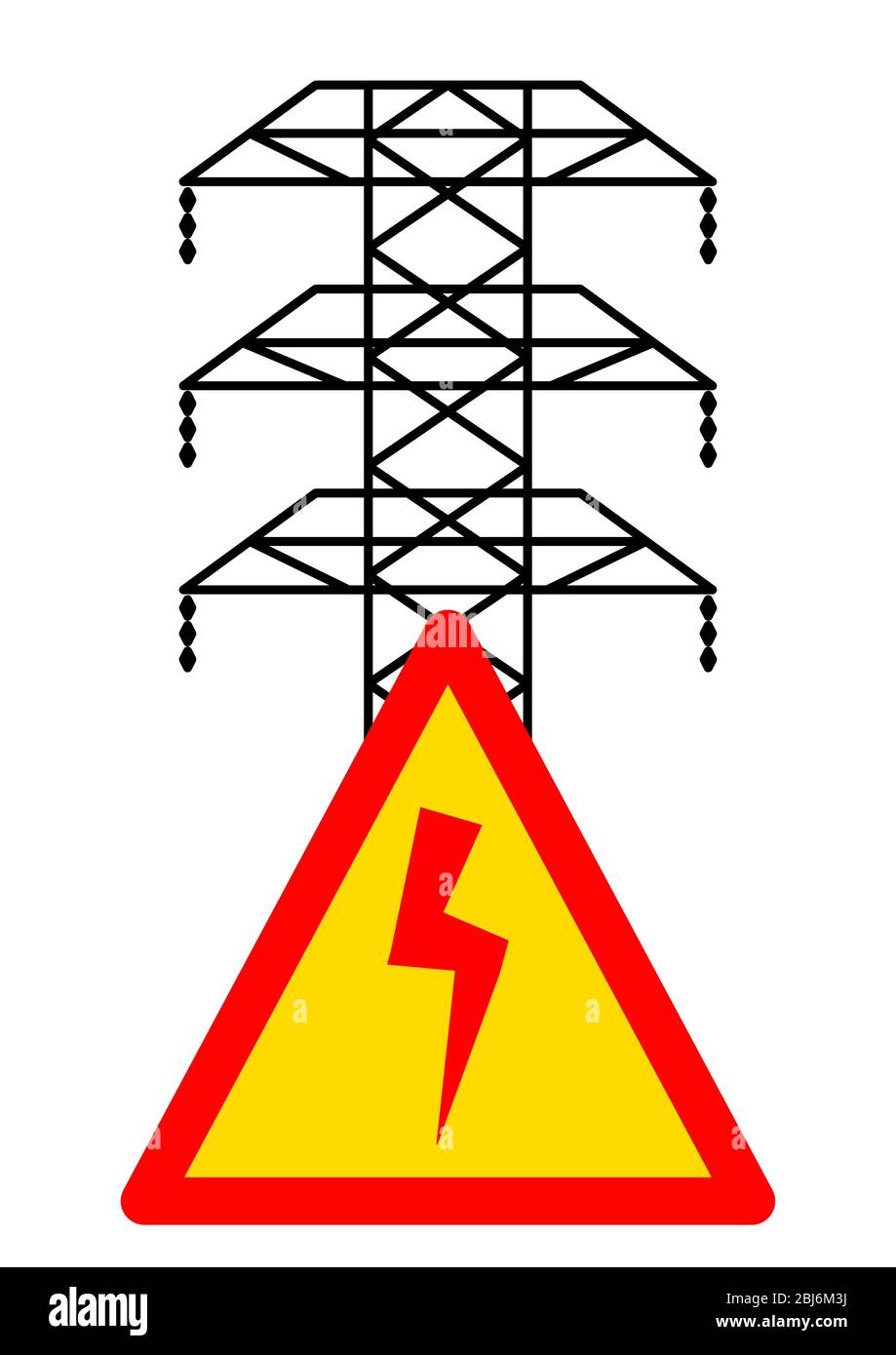 Towers transmission line transmission of electrical energy Stock Vector ...