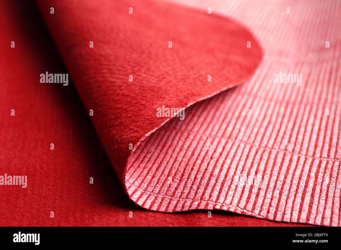 Red leather texture close up Stock Photo - Alamy