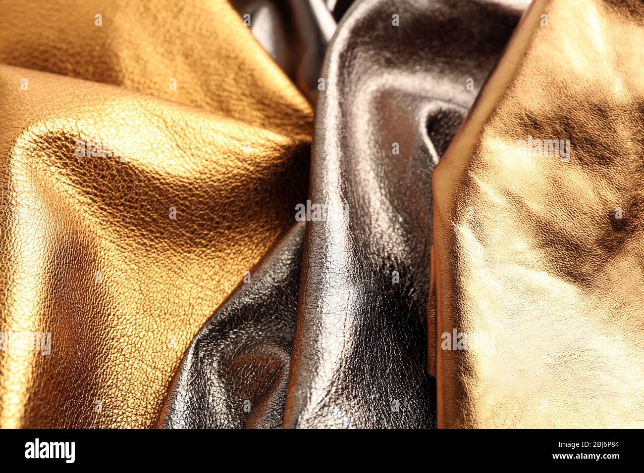 Different leather texture close up Stock Photo - Alamy