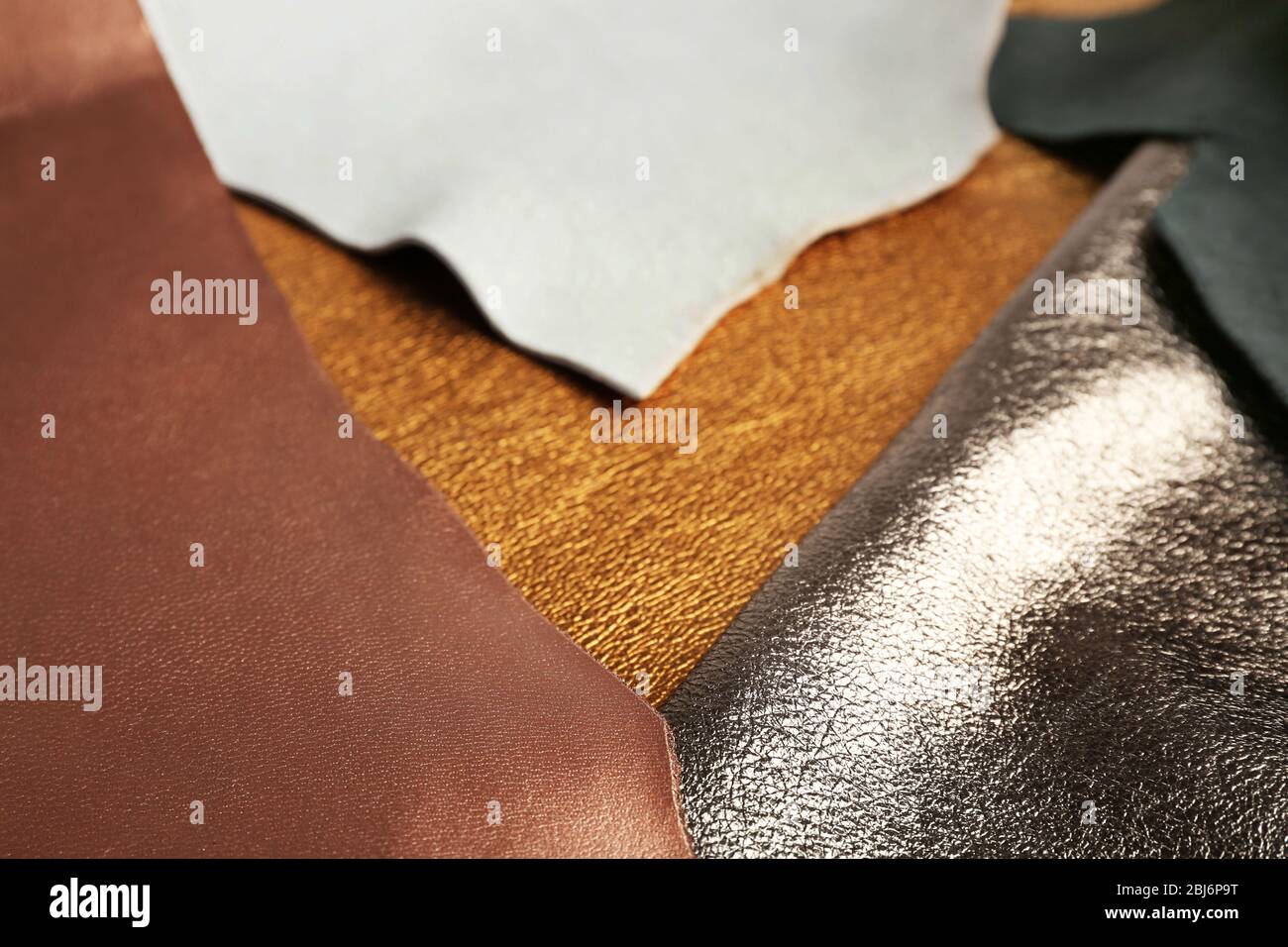 Different leather texture close up Stock Photo - Alamy