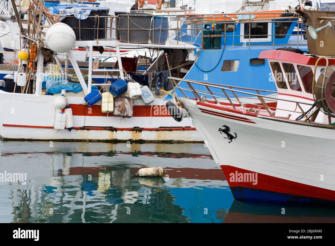 Fishing boats, Port of Livorno, Tuscany, Italy, Europe Stock Photo - Alamy