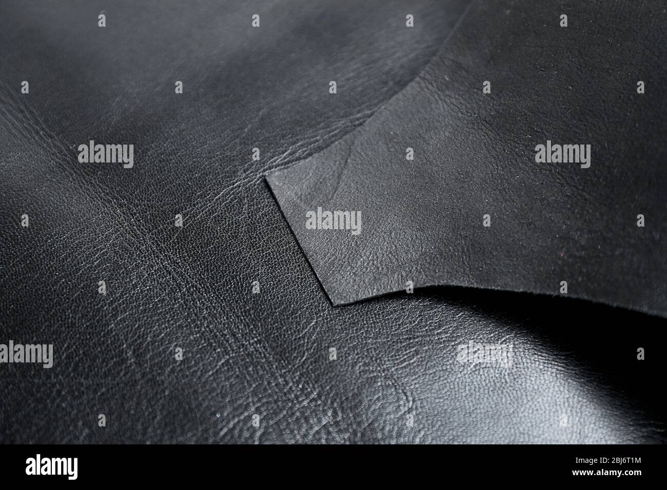Grey leather front and wrong side texture background Stock Photo - Alamy