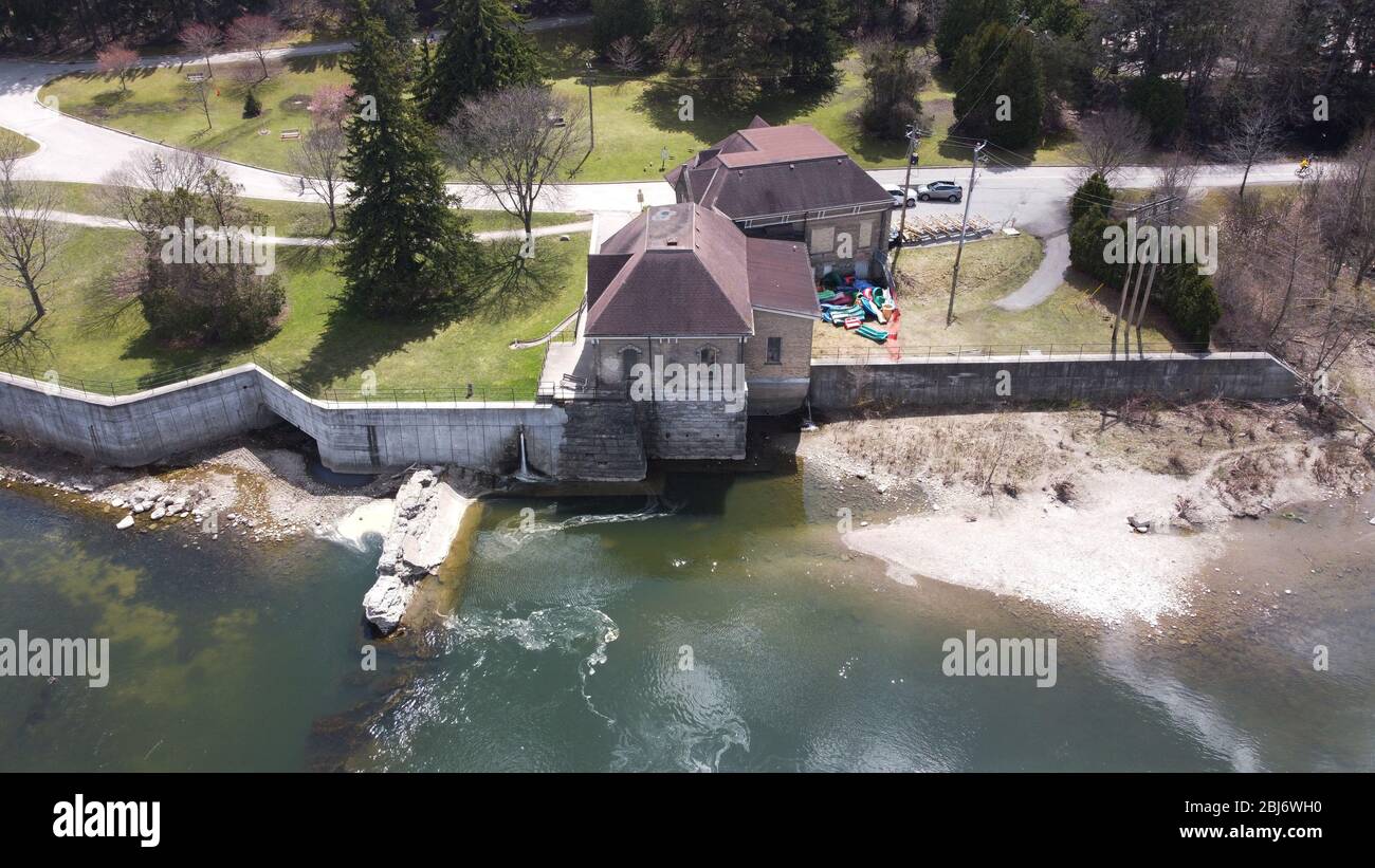 Springbank Pumphouse, Springbank Park London Ontario Canada Stock Photo ...