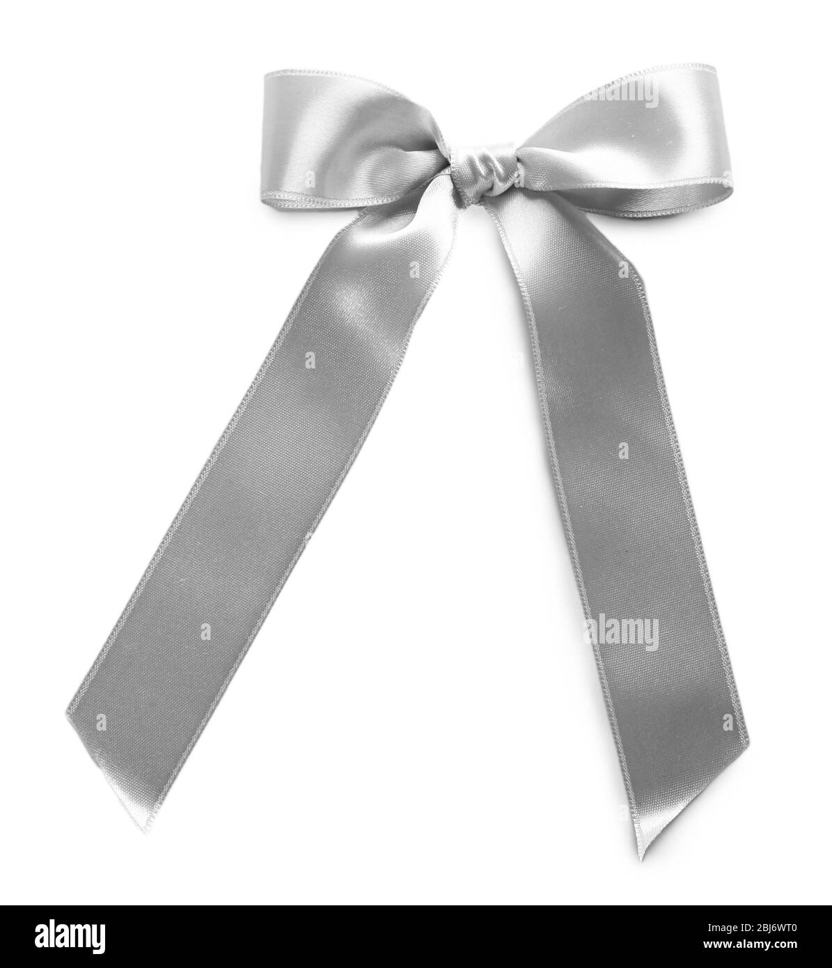 Shiny bow, isolated on white Stock Photo - Alamy