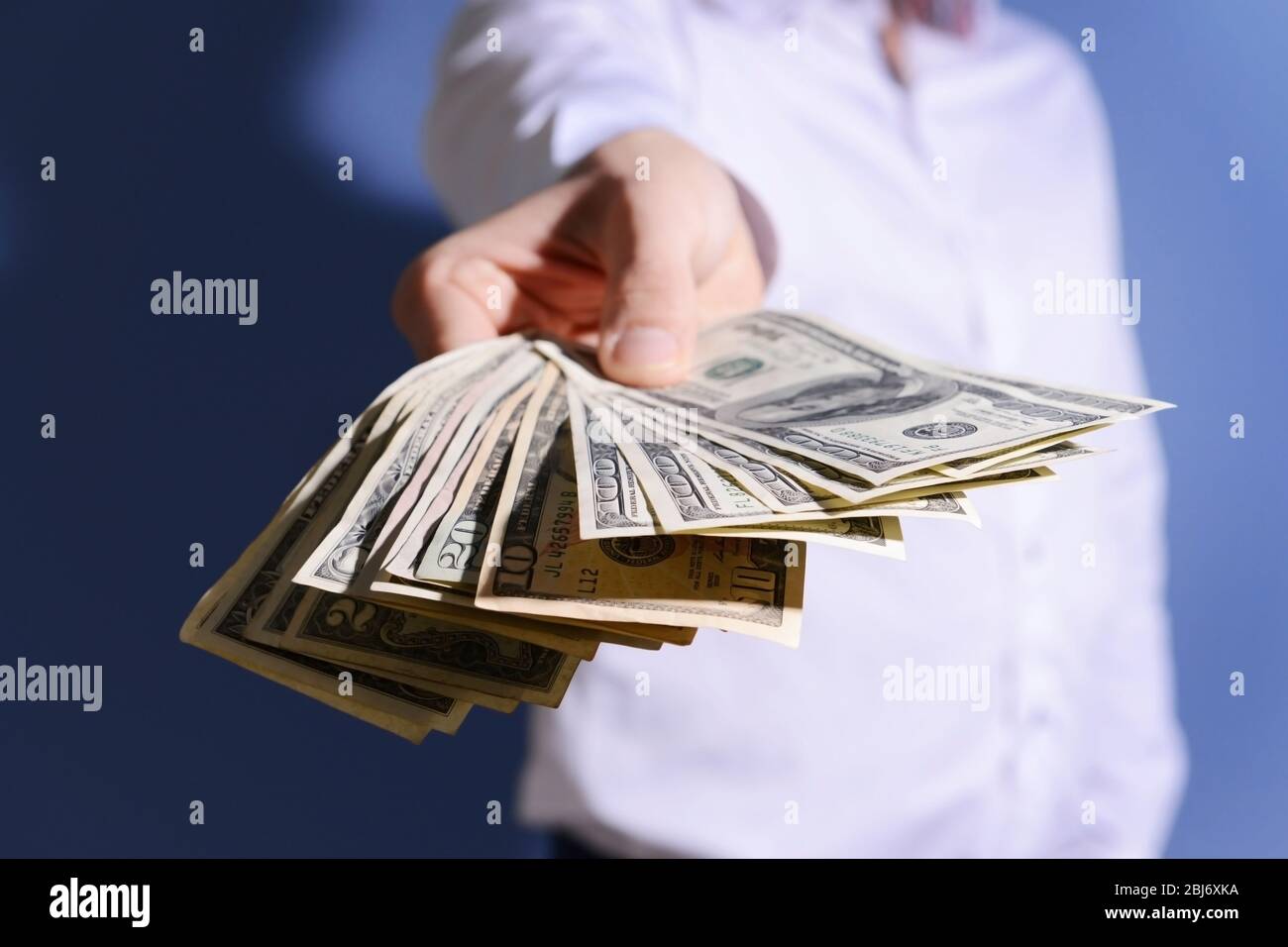 Man holding fan hi-res stock photography and images - Alamy