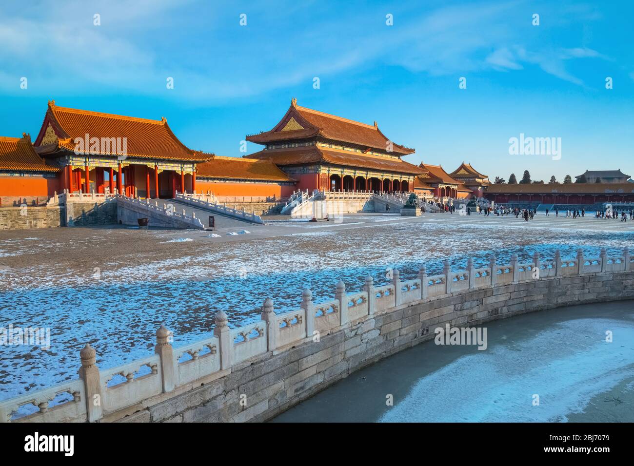 Beijing, China - Jan 9 2020: Taihemen (Gate of Supreme Harmony) is the ...