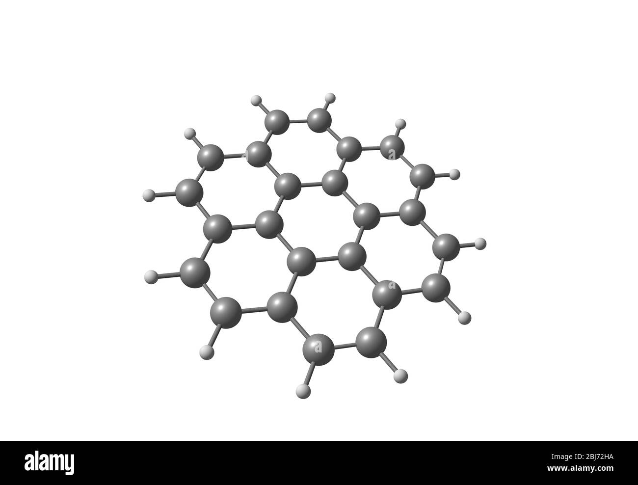 Coronene (superbenzene) is a polycyclic aromatic hydrocarbon comprising ...