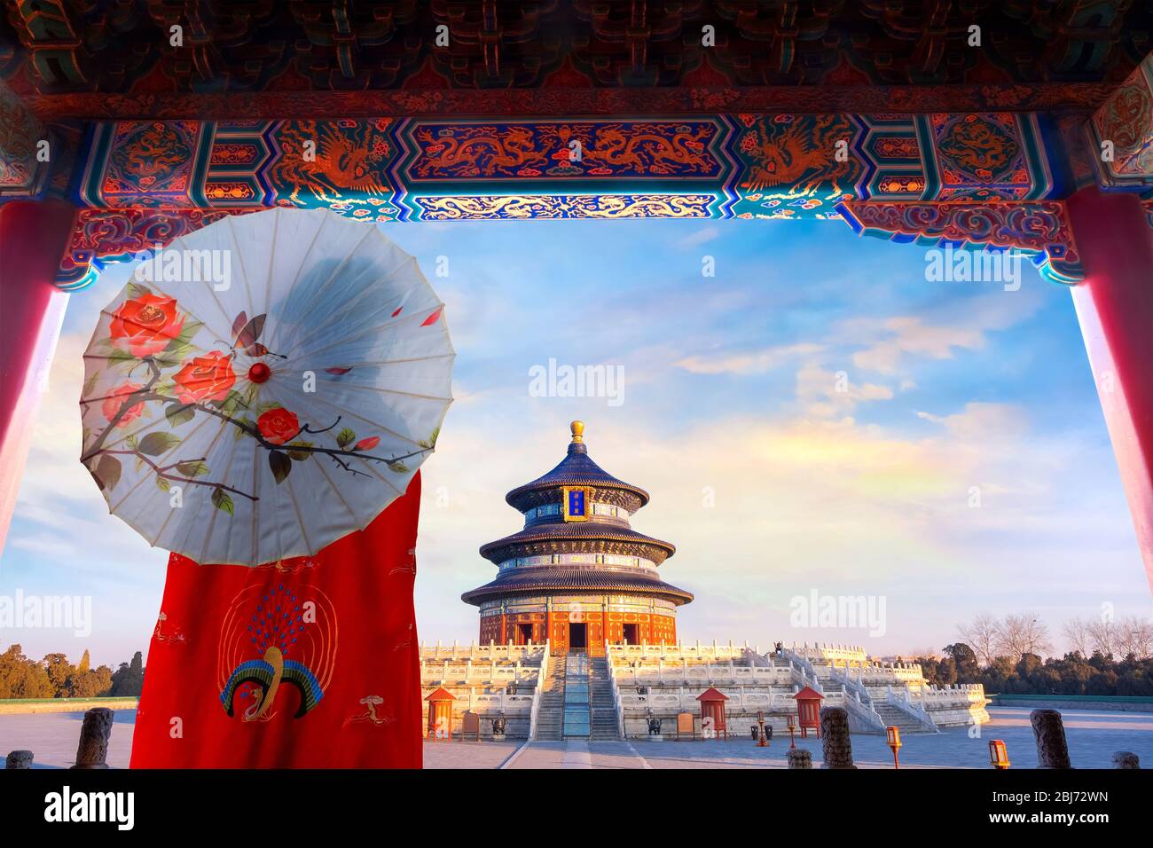 Beijing, China - Jan 10 2020: The Temple of Heaven is an imperial ...