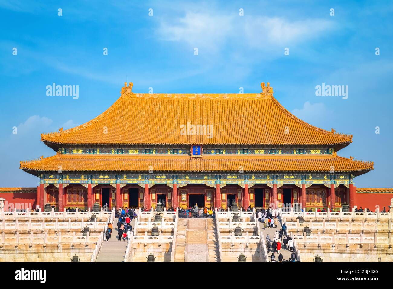 Beijing, China - Jan 9 2020: Taihedian (Hall of Supreme Harmony ...