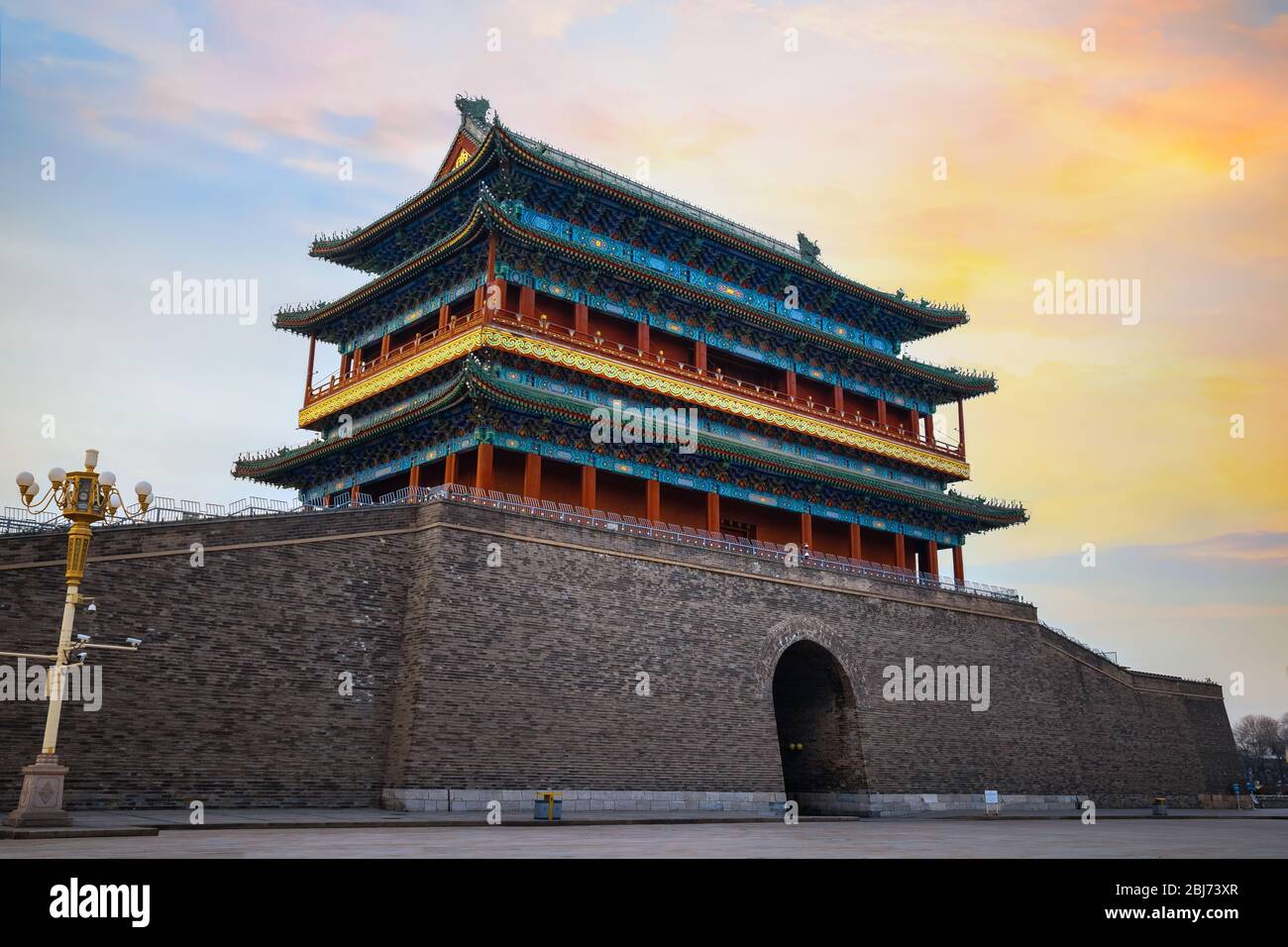 Beijing, China - Jan 17 2020: Qianmen or Zhengyangmen Gate, first built ...