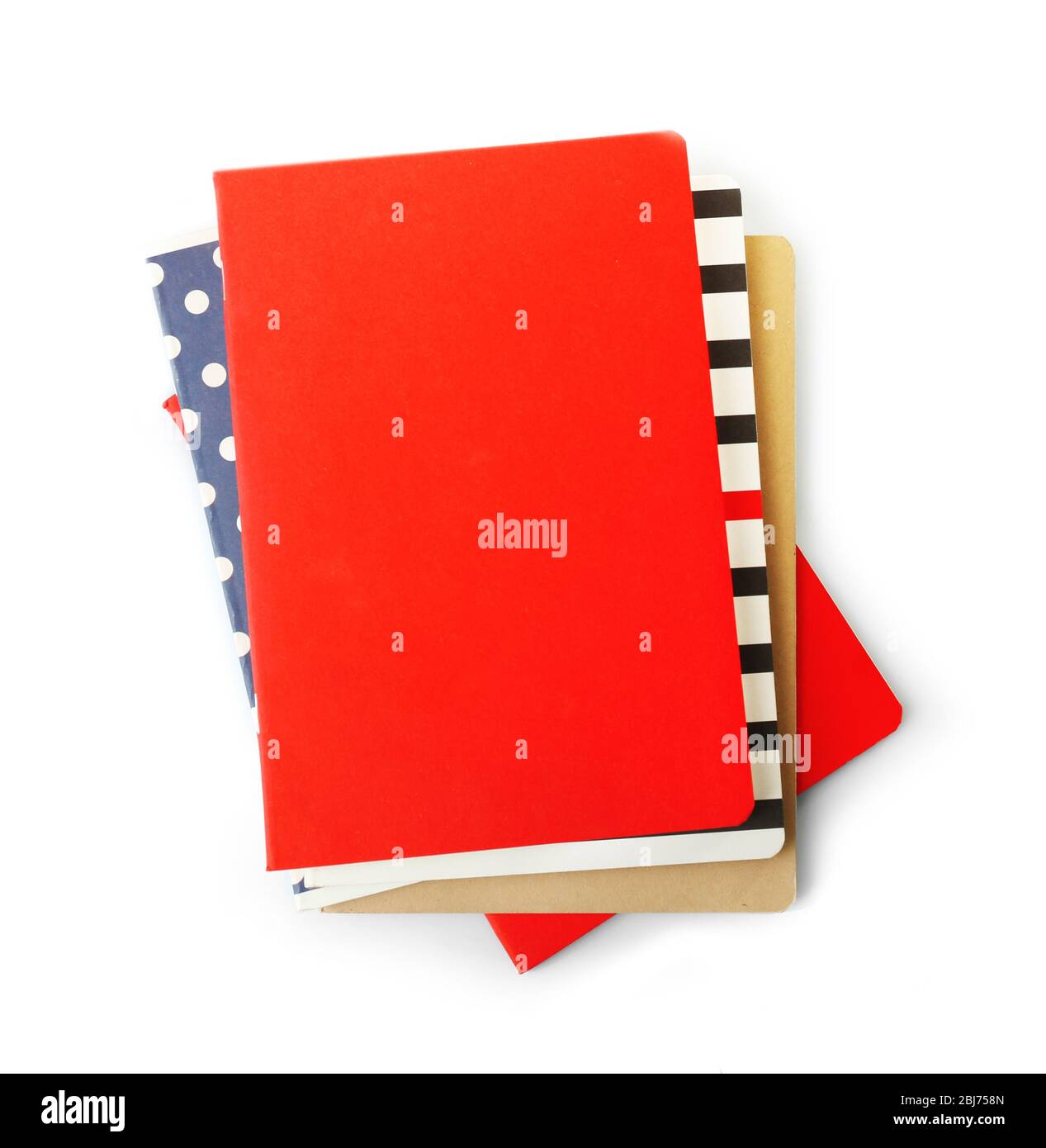 Pile notebooks and stationary hi-res stock photography and images - Alamy