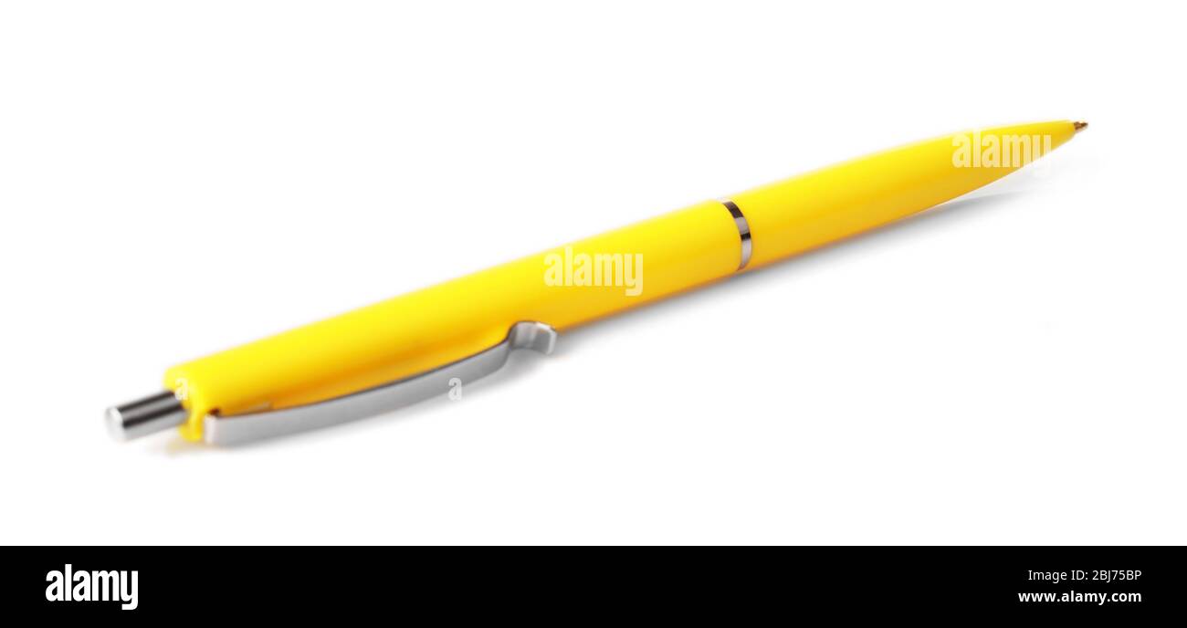 Pen isolated on white background Stock Photo - Alamy