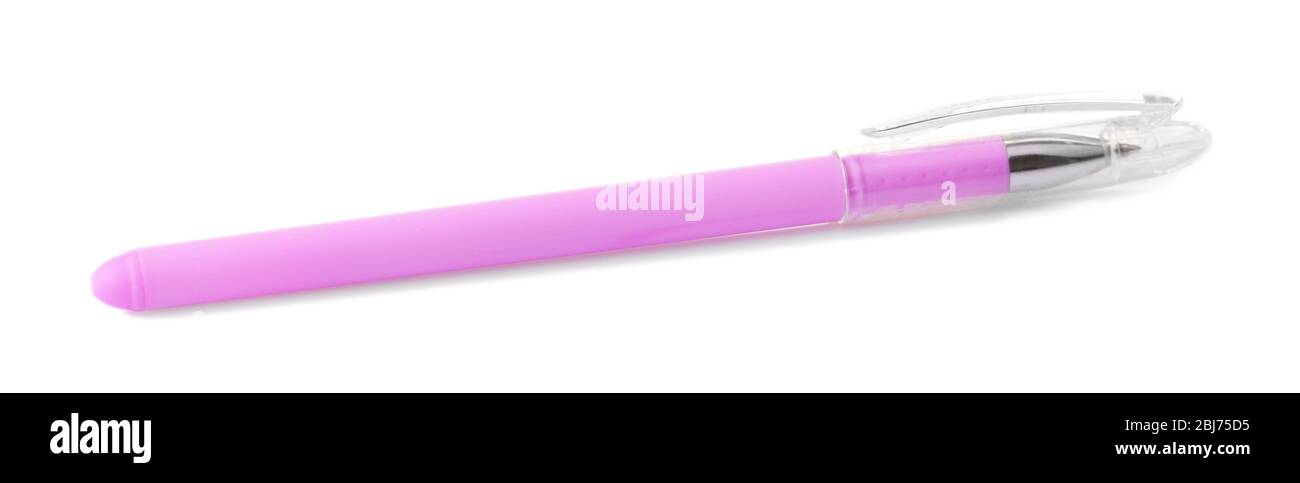 Pen isolated on white background Stock Photo - Alamy