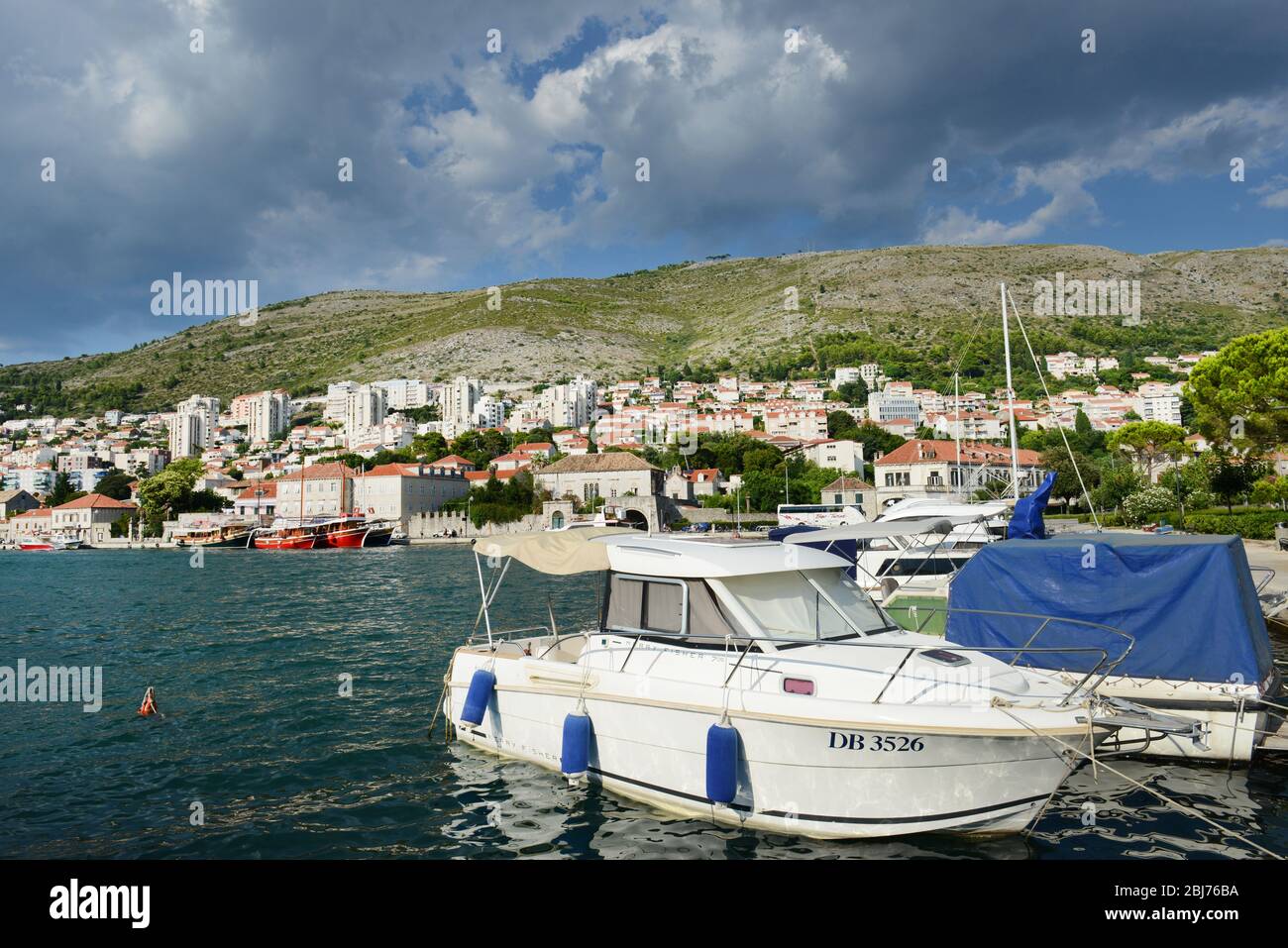The marina at Dubrovnik's Lapad peninsula Stock Photo - Alamy