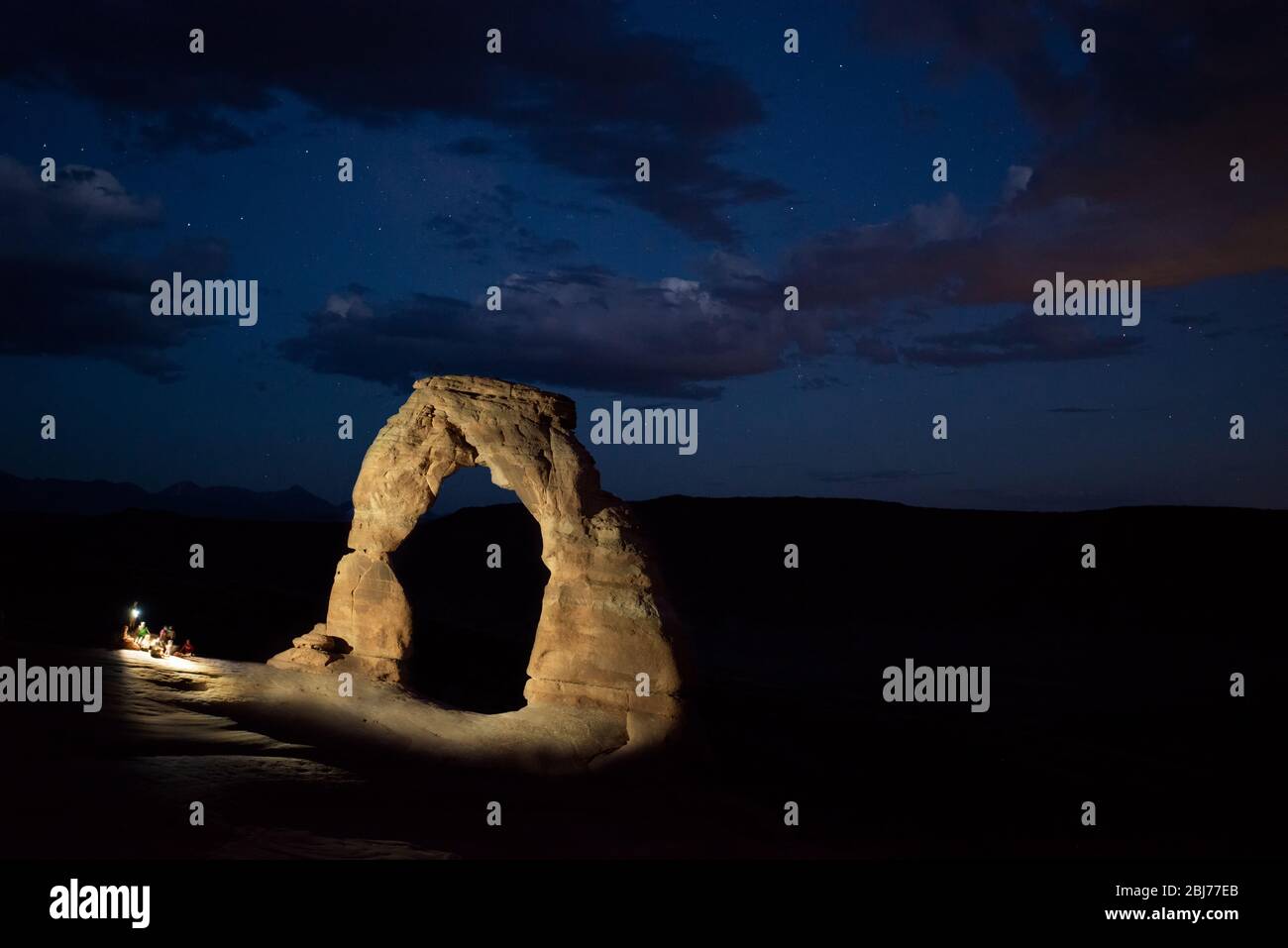 Arches night time hi-res stock photography and images - Alamy