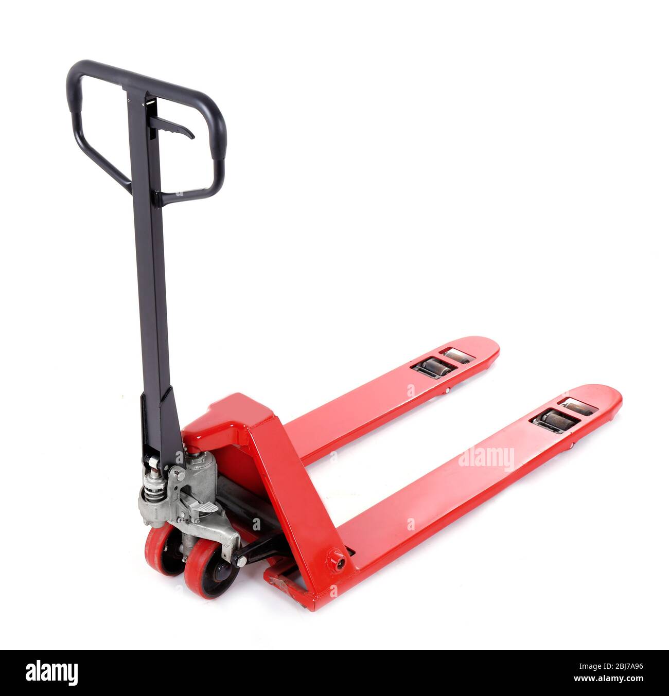 Hand hydraulic lift pallet trolley hi-res stock photography and images ...