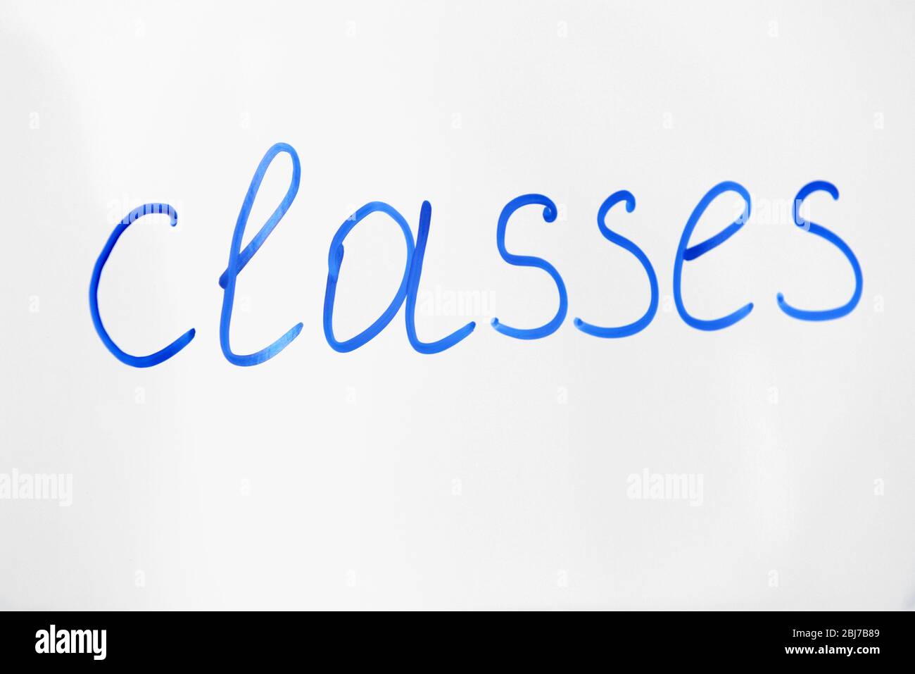 Word Classes written on the flipchart Stock Photo - Alamy