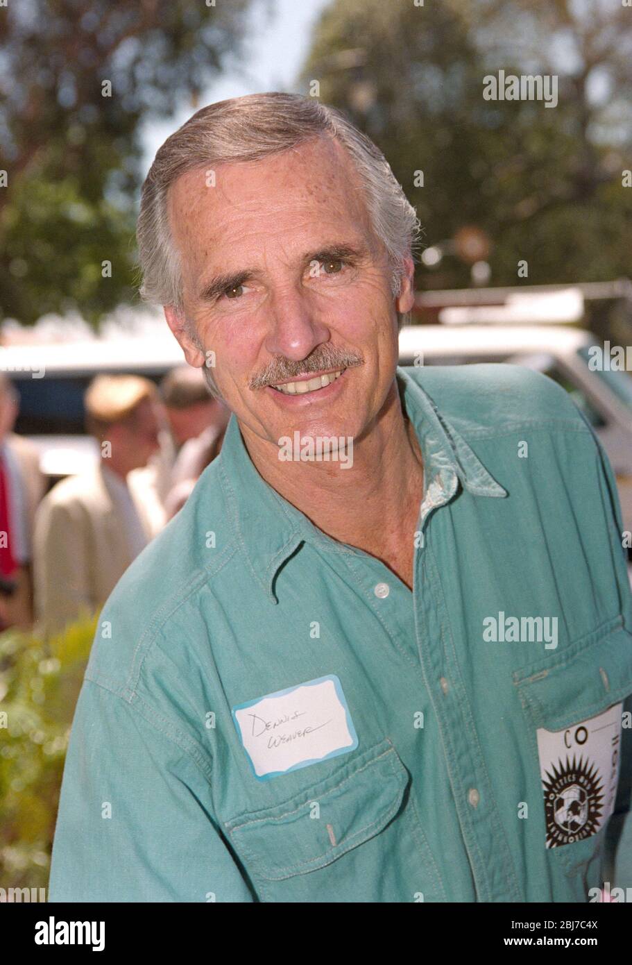 LOS ANGELES, CA. c.1995: Actor Dennis Weaver. File photo © Paul Smith ...