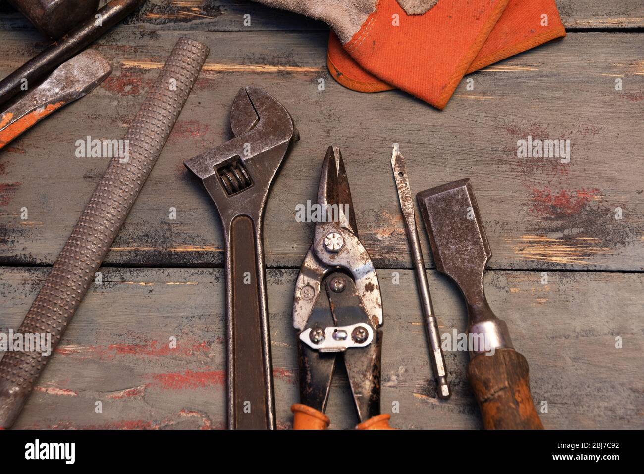 tools used for work at home or industry Stock Photo - Alamy