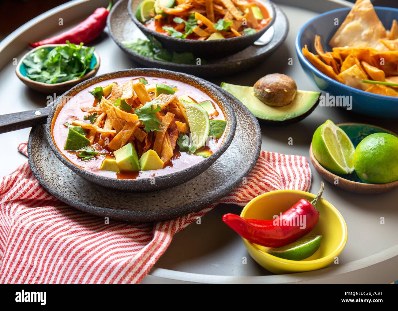 Sopa azteca hi-res stock photography and images - Alamy