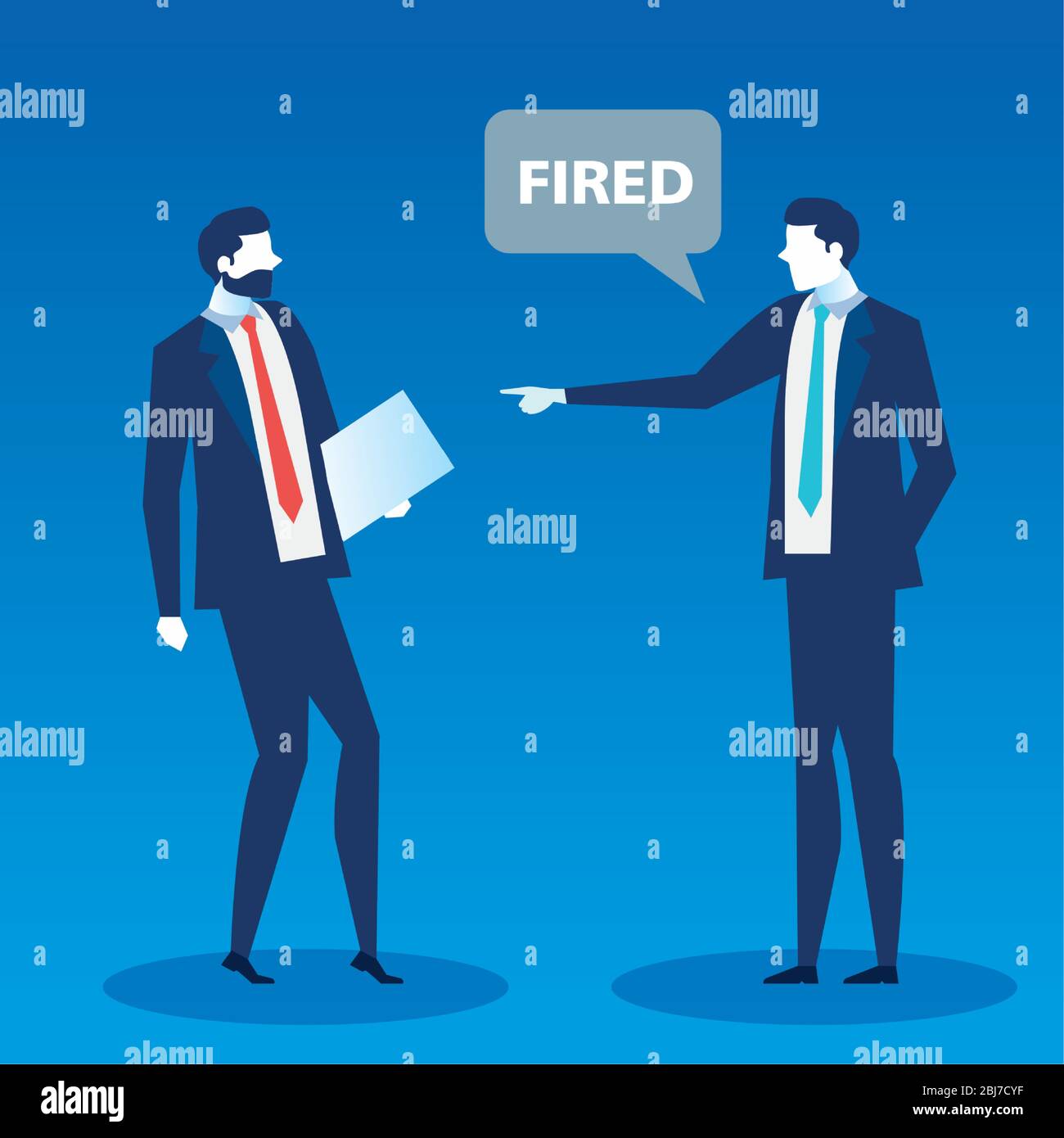 Employee problem door Stock Vector Images - Alamy