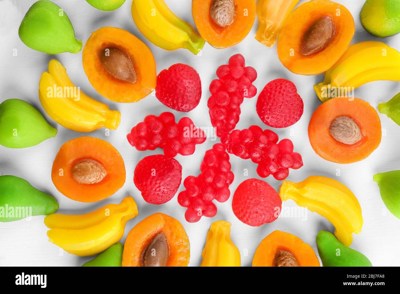 Fruit candies closeup Stock Photo - Alamy
