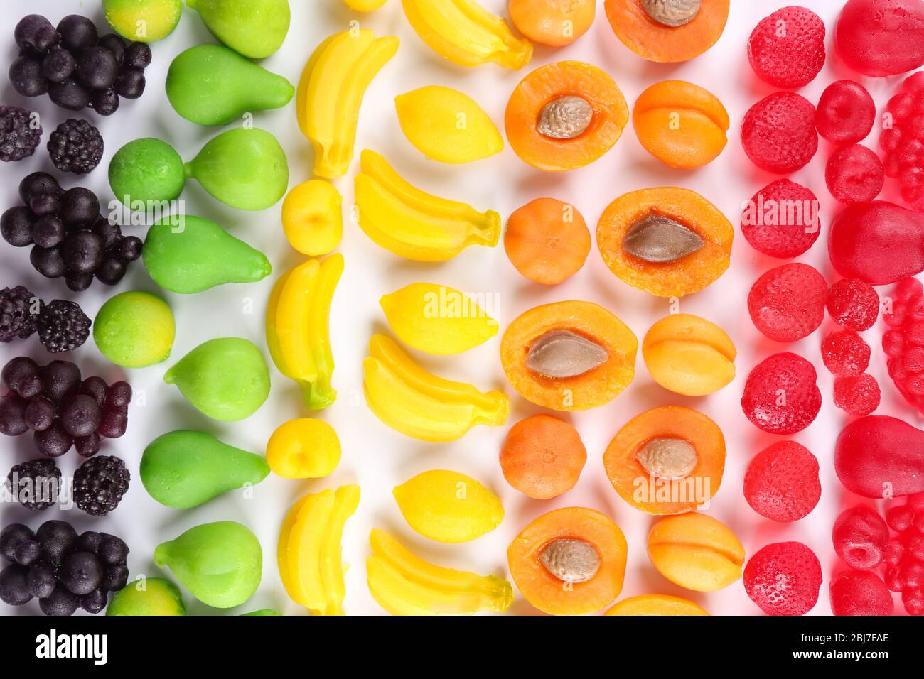 Fruit candies closeup Stock Photo - Alamy